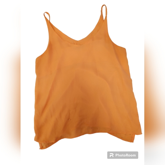 Stella Luce | Tops | Shear Orange Camisole By Stella Luce | Poshmark